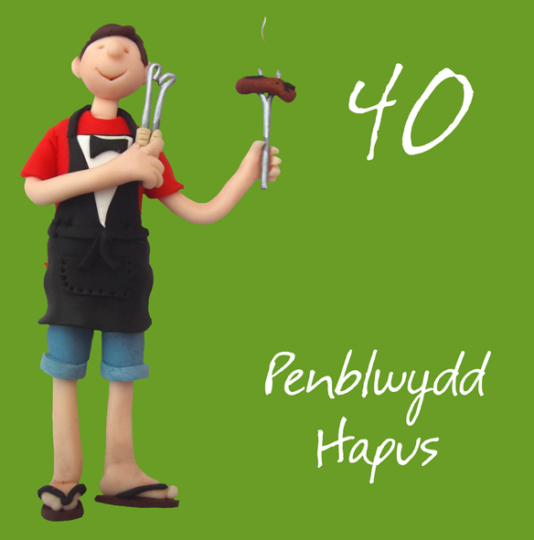 40th male - Penblwydd Hapus - Holy Mackerel