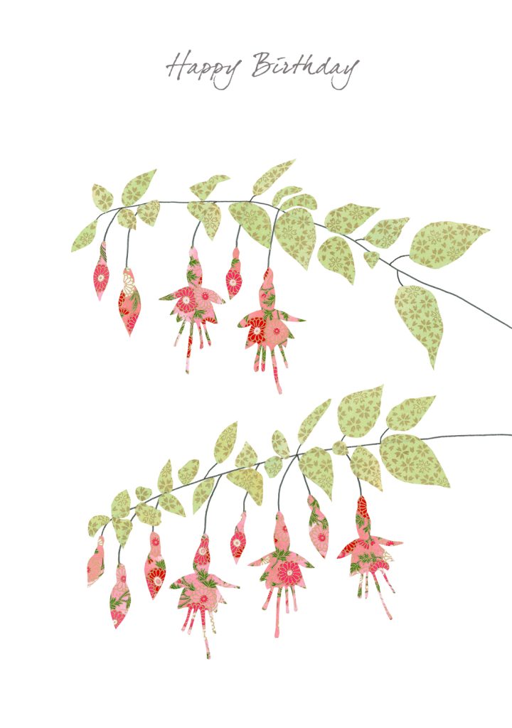 Fuchsia Birthday Card - Holy Mackerel