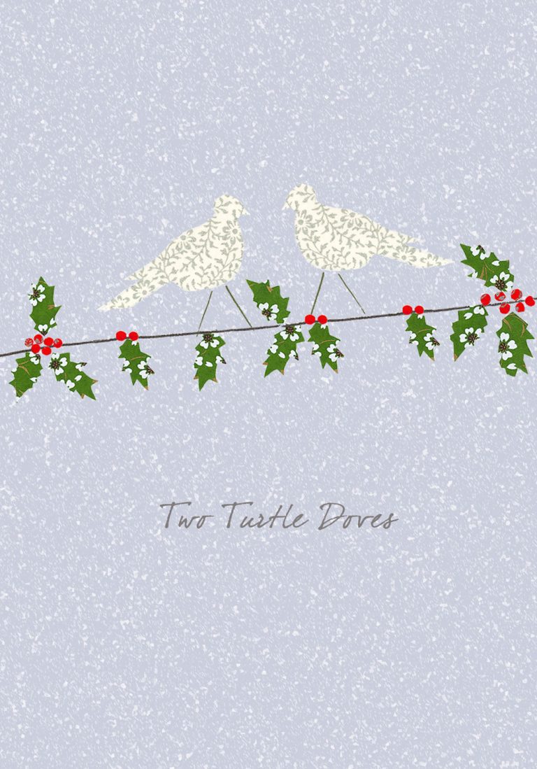 Two Turtle Doves Greeting Card - Holy Mackerel