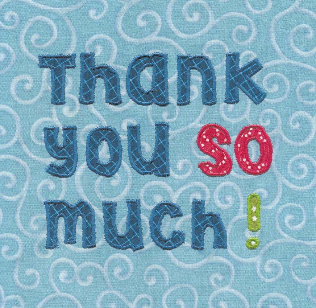 Thank you SO much mini card - Holy Mackerel
