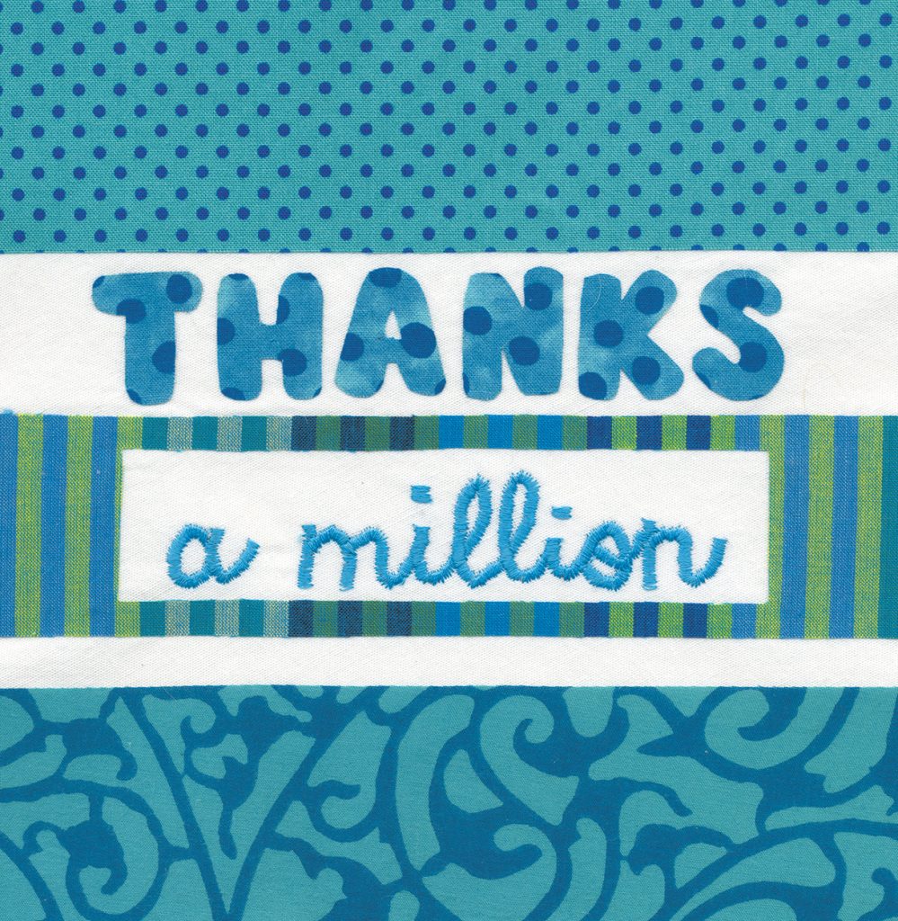 Thanks a million mini card - Holy Mackerel